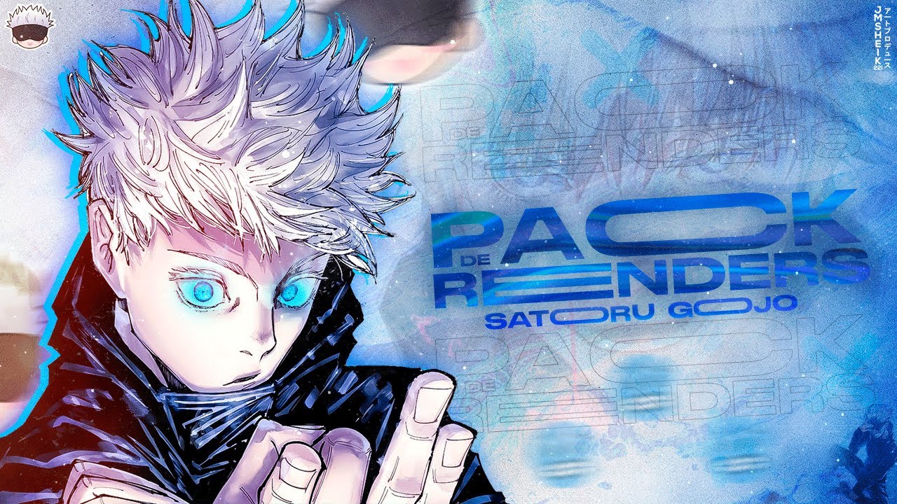 PACK DE RENDERS - GOJO SATORU (Jujutsu Kaisen) - #1 - YouTube