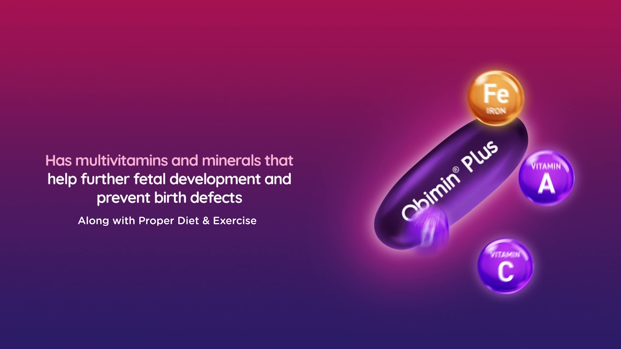 What makes Obimin® Plus the OB's Choice for Prenatal Supplement? - YouTube