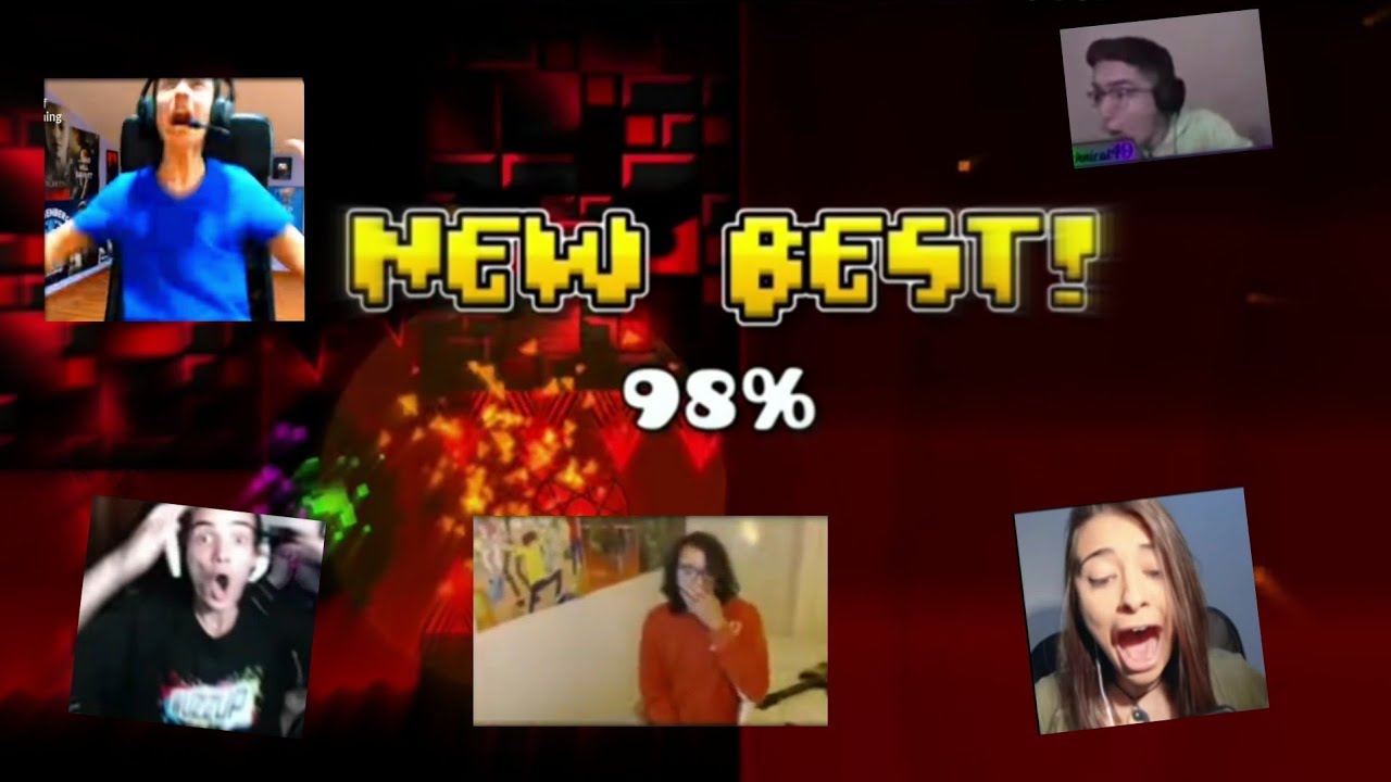 Fail recopilation on Geometry Dash - YouTube