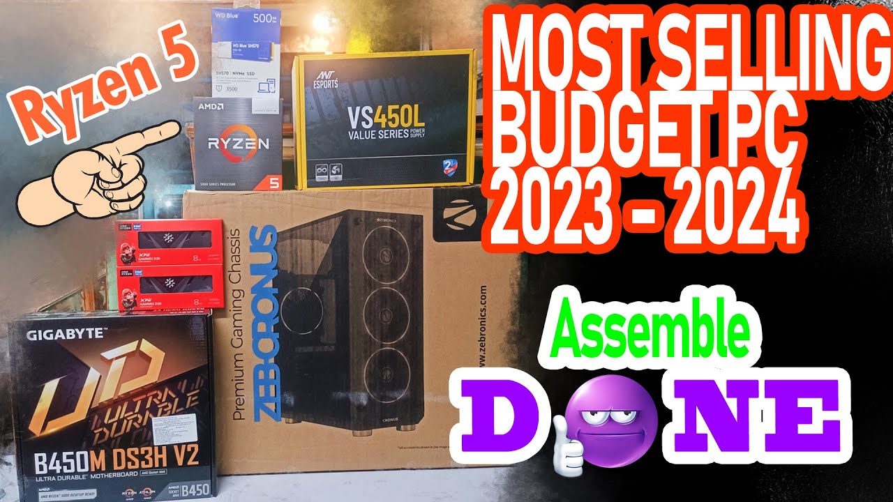 MOST SELLING ASSEMBLED BUDGET DESKTOP PC BUILD | COMPLETE ASSEMBLE ...