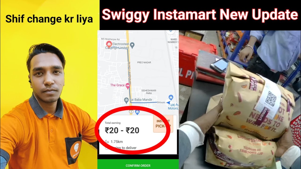 Swiggy new update || Swiggy delivery boy earning - YouTube