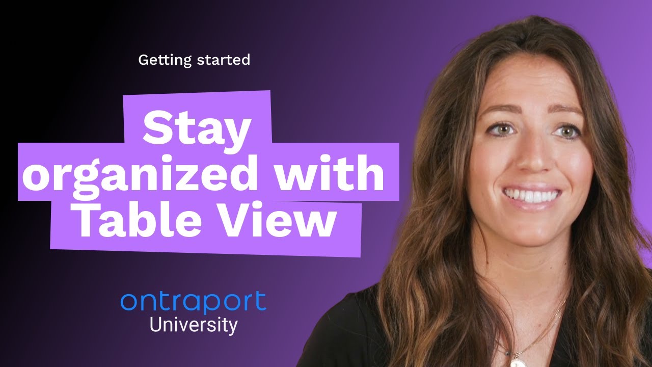 Stay organized while you sort and view contacts using Table View - YouTube