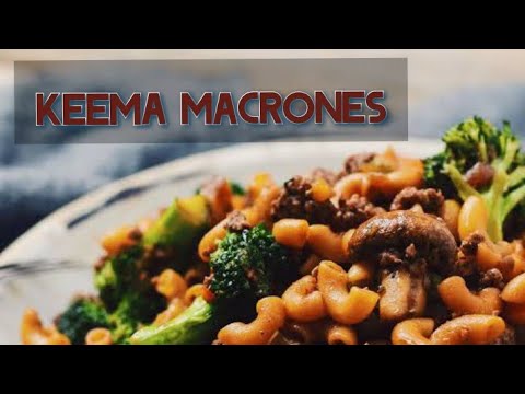 Keema macrones . Easy to cook. - YouTube