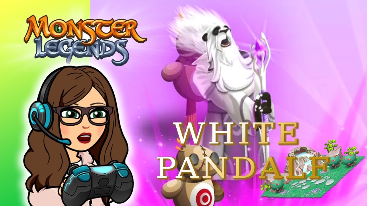 Monster Legends - White Pandalf | Feeding to Level 100 - YouTube