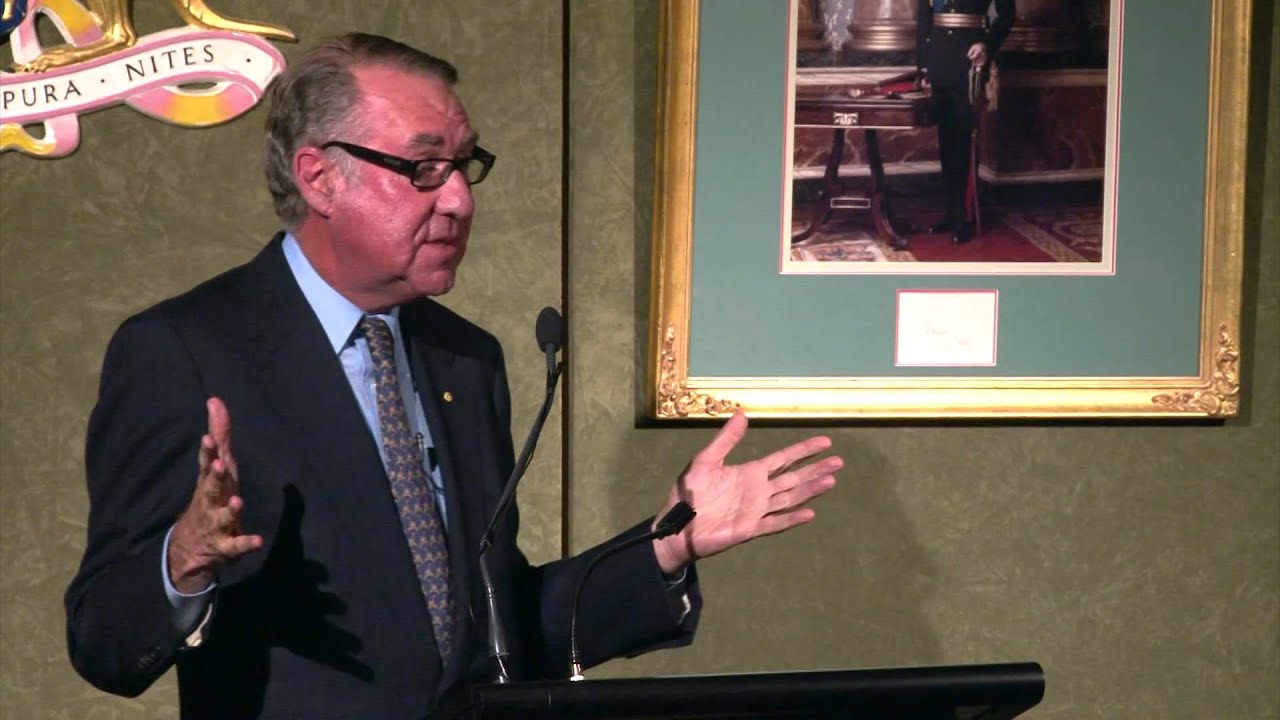 David Gonski UNSW Chancellor speaks about education reform in the ...