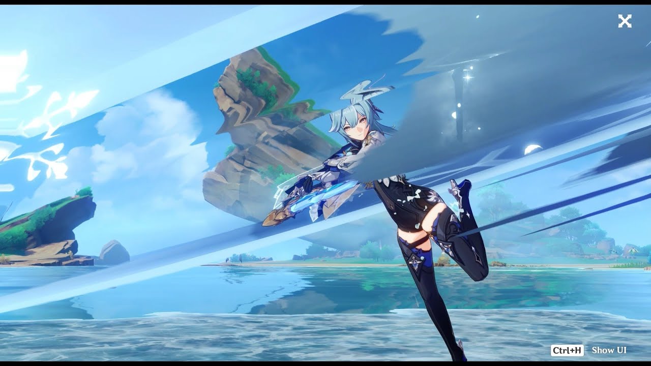 Eula freeze move Genshin impact - YouTube