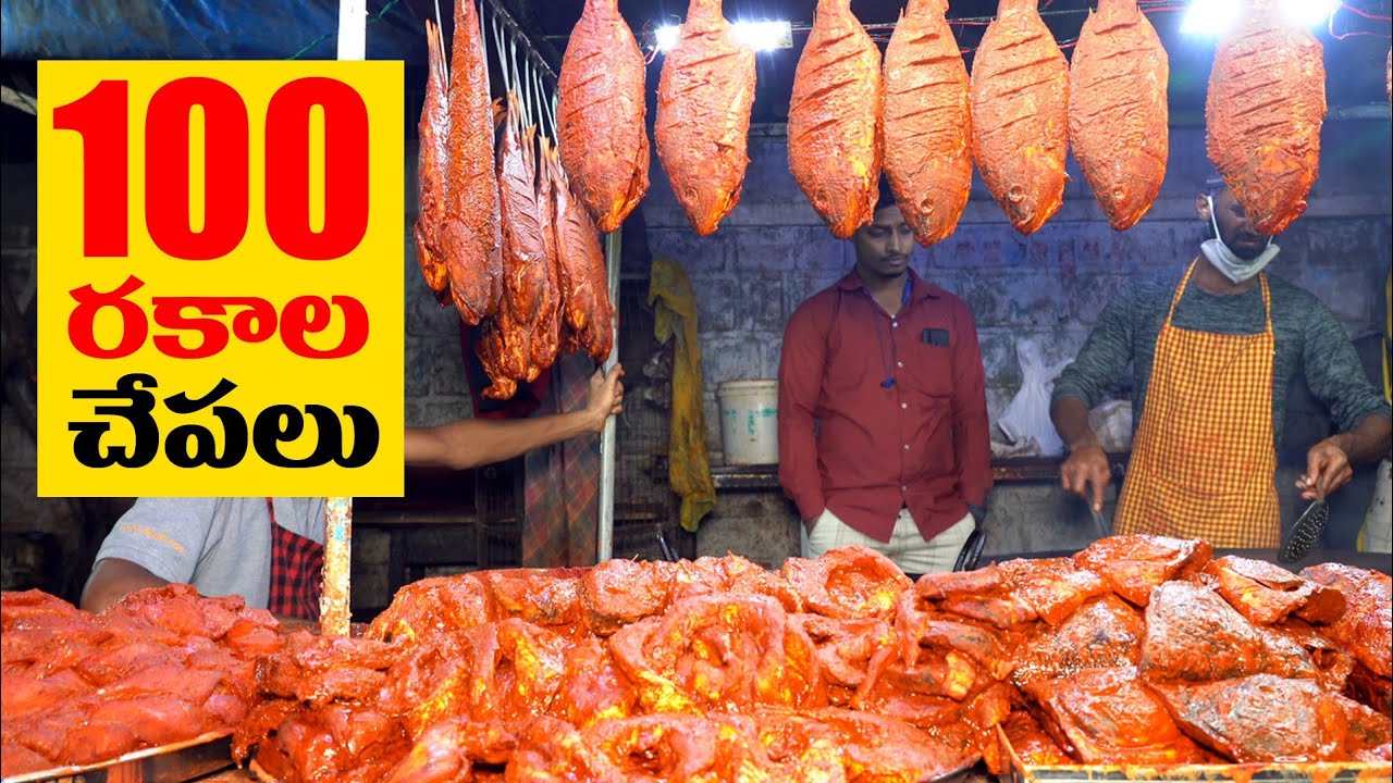 Hyderabad Best Fish Fry Place, Famous Fish Point, Hyd Street Food - YouTube