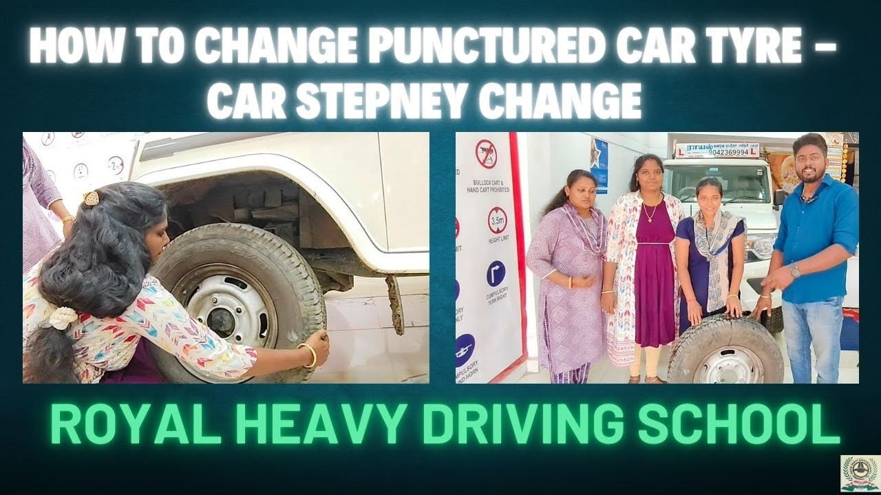 How to change your car tyres Car stepney change yourself | Step by Step ...