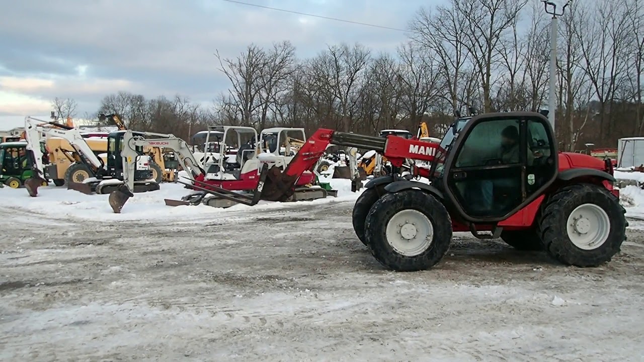 2002 MANITOU MLT526 Turbo Telehandler For Sale - YouTube