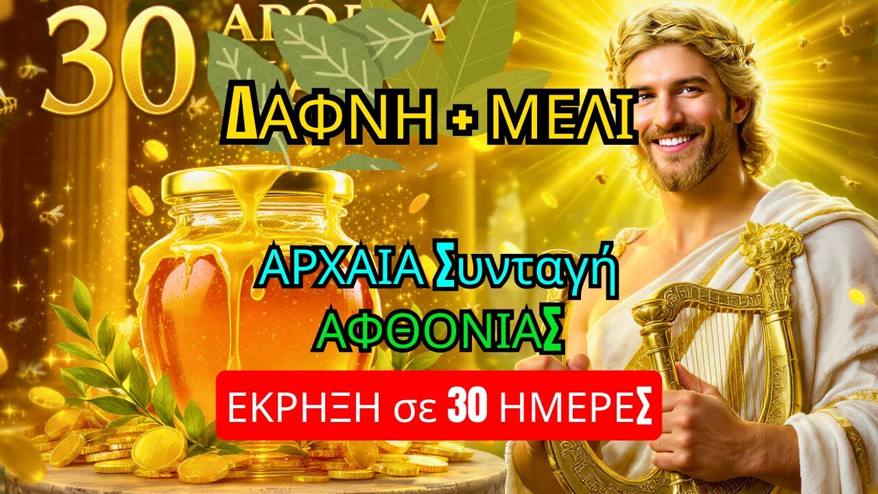 ΒΑΛΤΕ ΔΑΦΝΗ και ΜΕΛΙ στο ΣΠΙΤΙ σας και ΔΕΙΤΕ την ΑΦΘΟΝΙΑ να ΕΚΡΗΓΝΥΤΑΙ ...