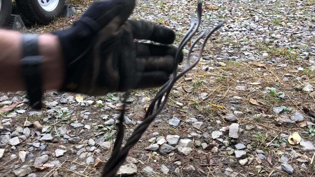 #92 Quick tip for steel cable in a pinch! - YouTube