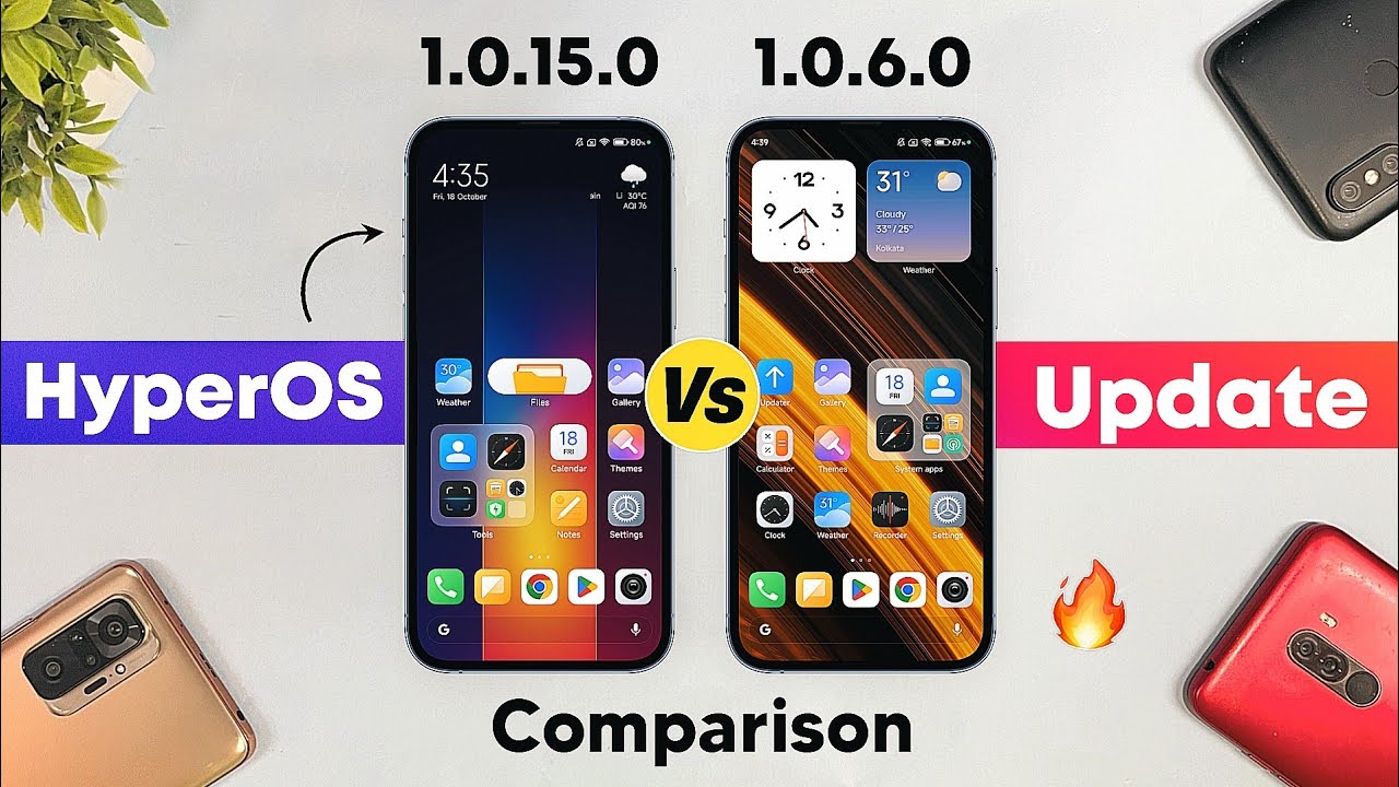 🔥HyperOS 1.0.15.0 vs HyperOS 1.0.6.0 - Xiaomi EU Update - YouTube