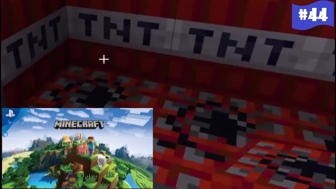 Minecraft Gameplay #44 Tons of TNT Explodes! - YouTube
