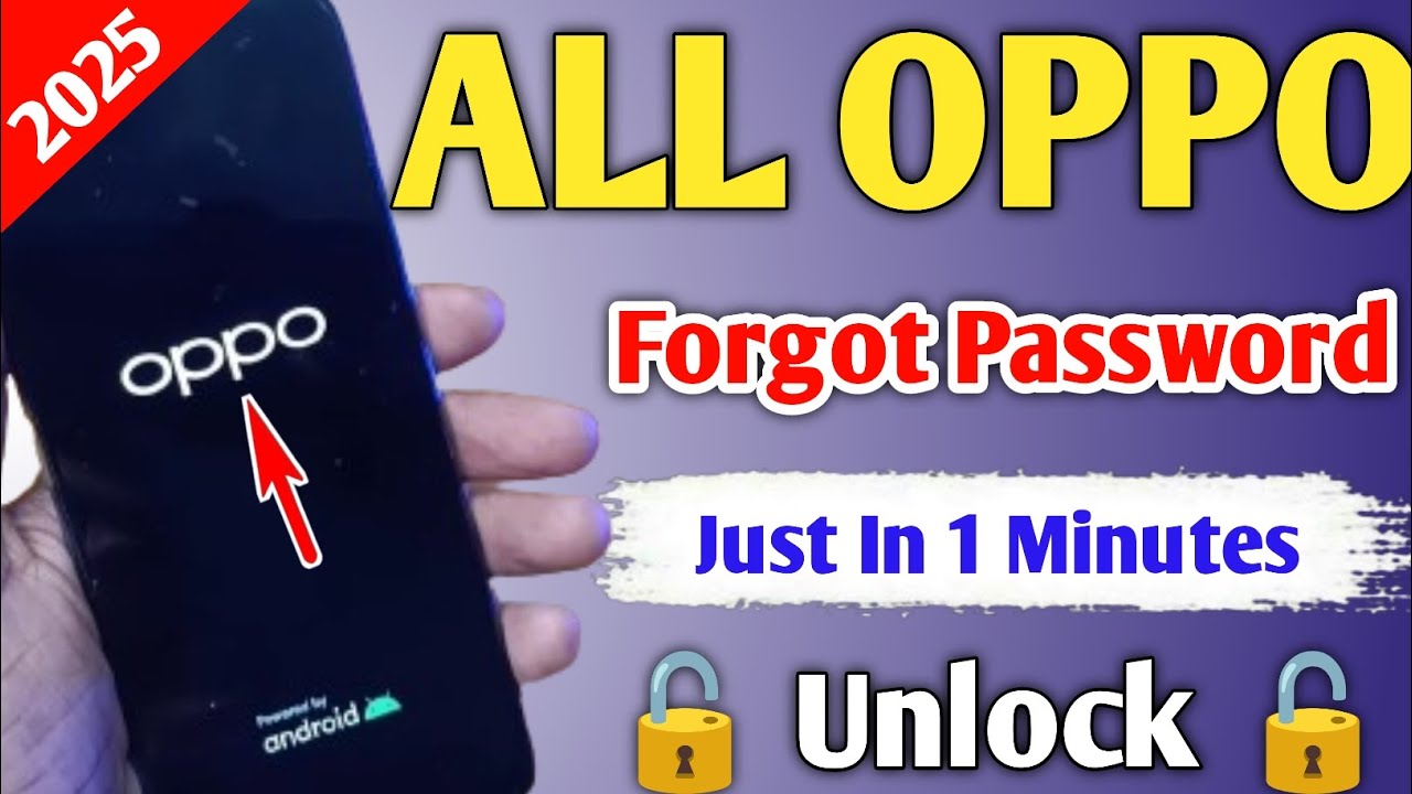 All Oppo Reset Password How to fix forgot lockscreen Password Any Oppo ...