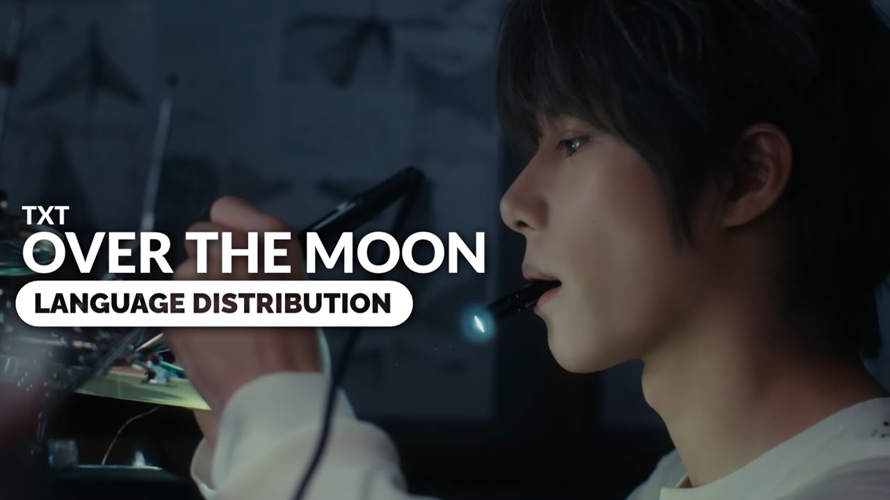TXT - Over The Moon | Language Distribution - YouTube