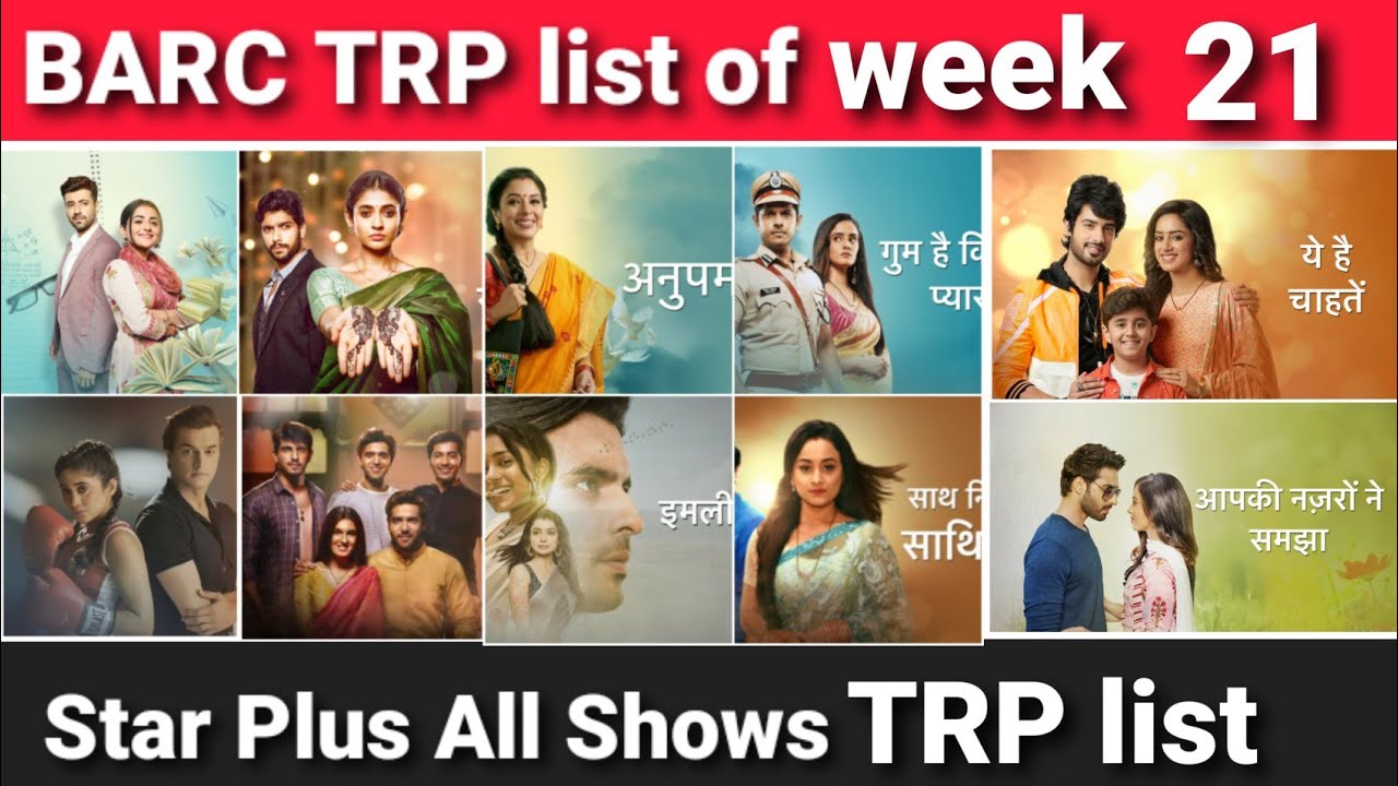 Star Plus All Shows Week 21 Trp List | Barc Trp Report Of Week 21| Star ...