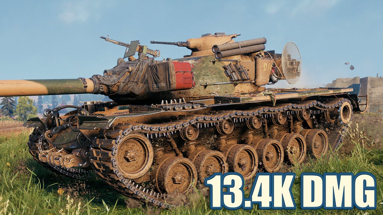 T110E5 • 13.4K DMG 10 KILLS • WoT Gameplay - YouTube