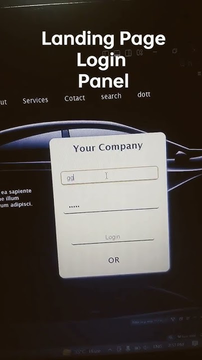 Social Media Login Page Design Css Tutorial Asmrcode Shorts Html Css Htmlcss Coding 