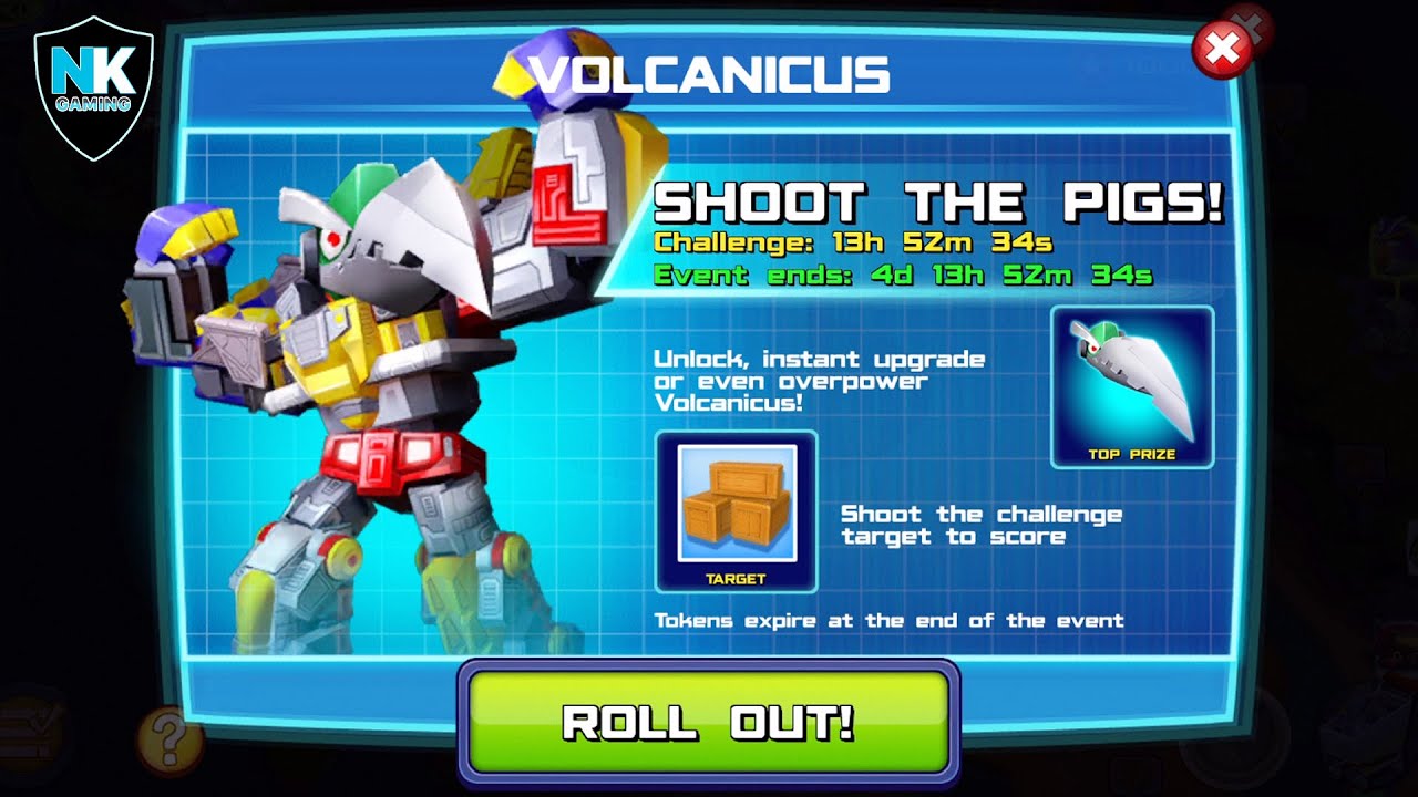 Angry Birds Transformers - Volcanicus Event - Day 2 - Featuring Omega ...