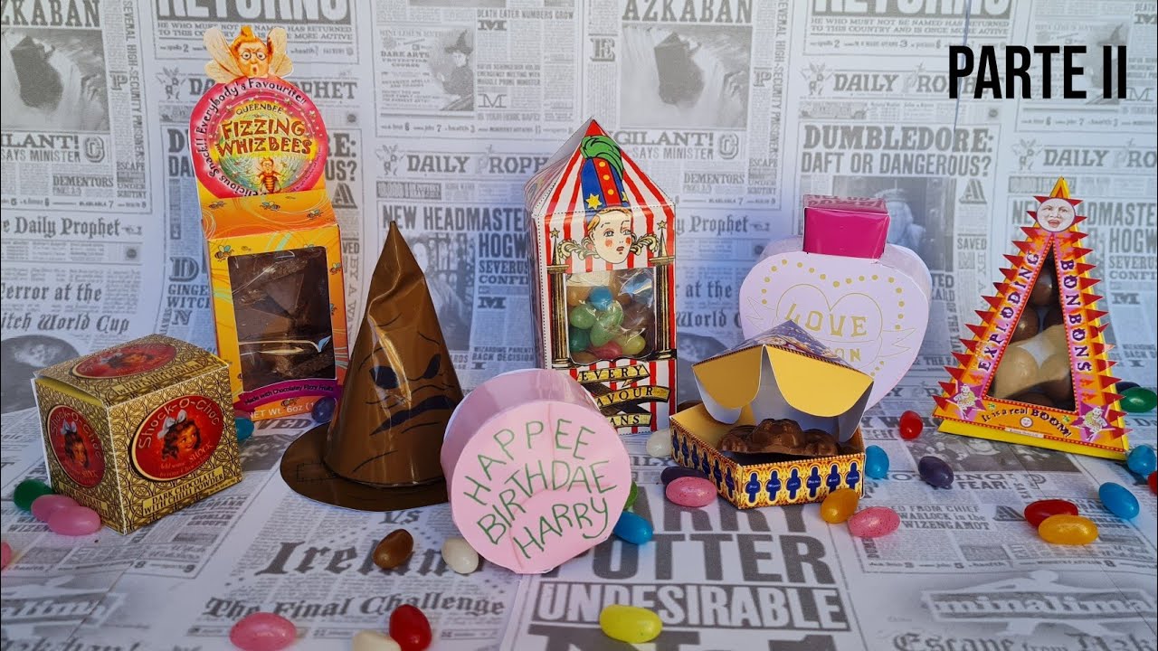 CANDY BOX HARRY POTTER | Dulceros Honeydukes DIY | PARTE II - YouTube