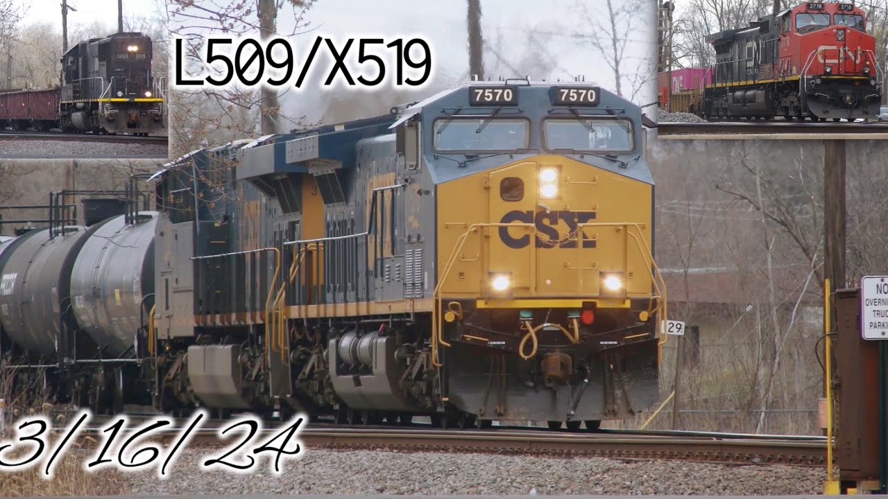 Fresh CSX AC44 and IC deathstar with lots more at west Chicago JB tower ...