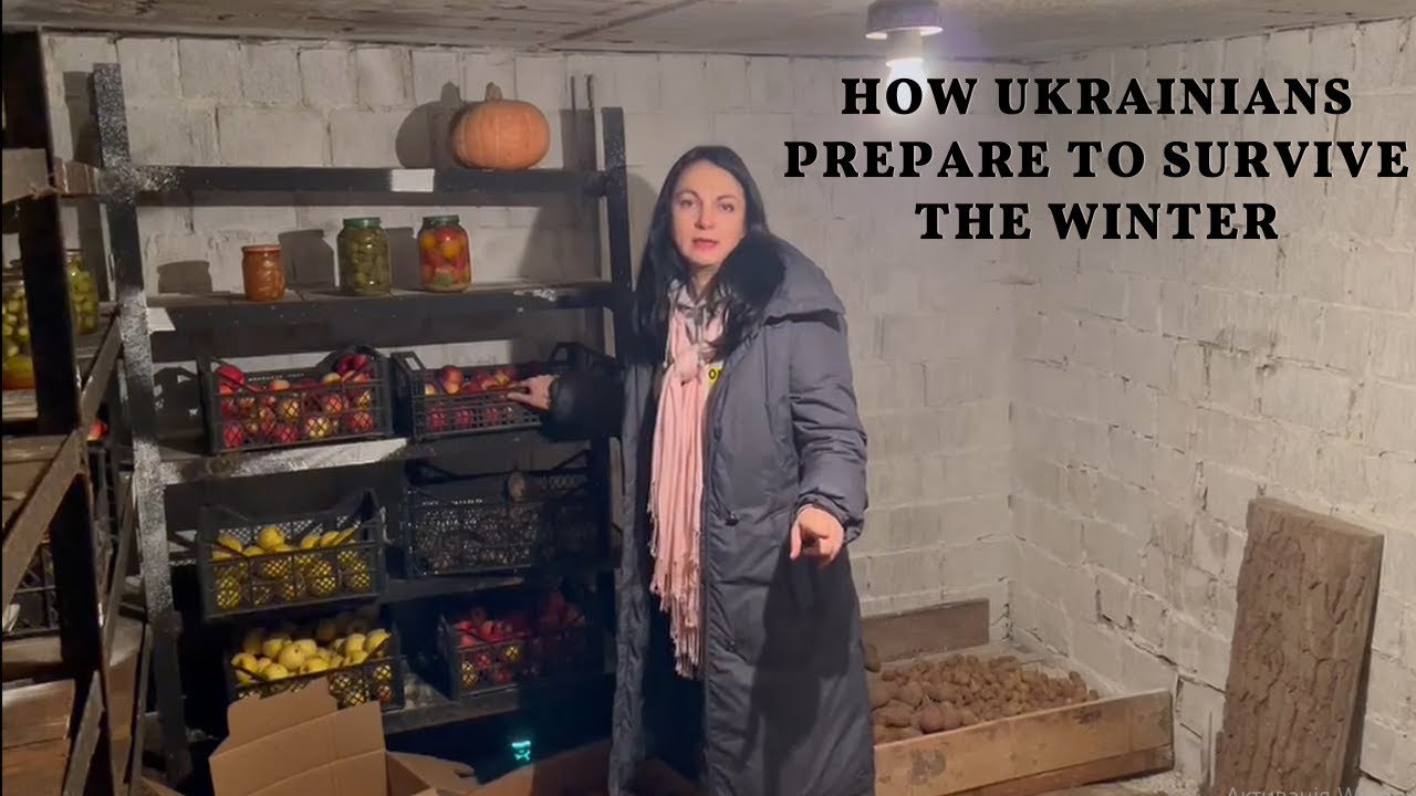 How Ukrainians prepare to survive the winter - YouTube