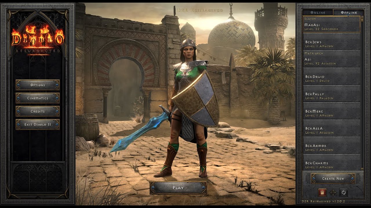 #6 Diablo 2 Reimagined Mod, Act II Finished, Lem and Ko rune drops ...
