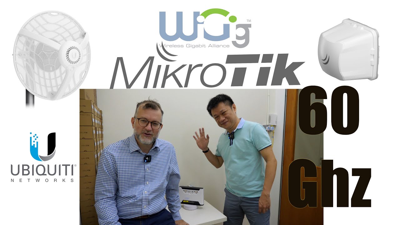 60 Ghz: Ubiquiti vs Mikrotik point to point wireless networking - YouTube