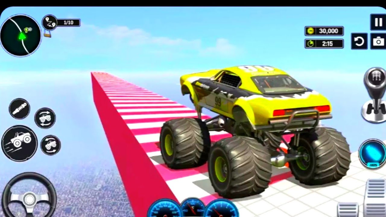 Monster Truck Mega Ramp Extreme Racing - Monster Truck Mega Ramp Racing ...