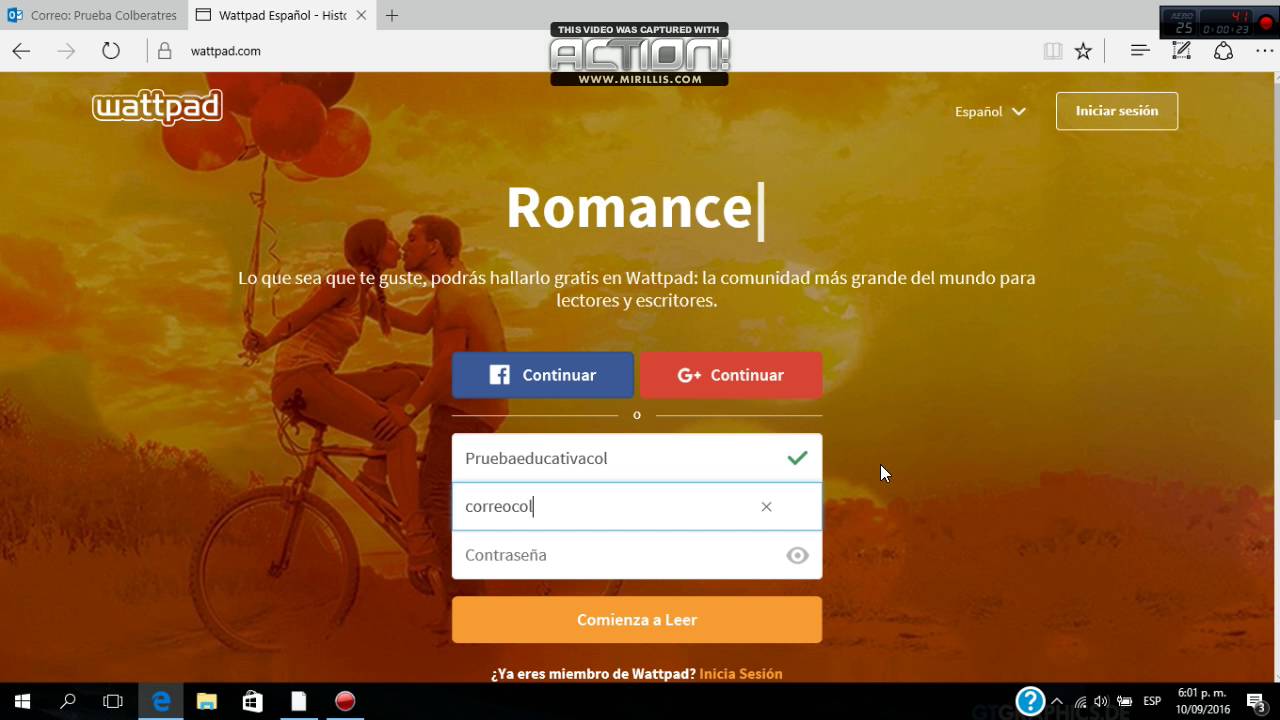 Como crear cuenta de Wattpad - YouTube