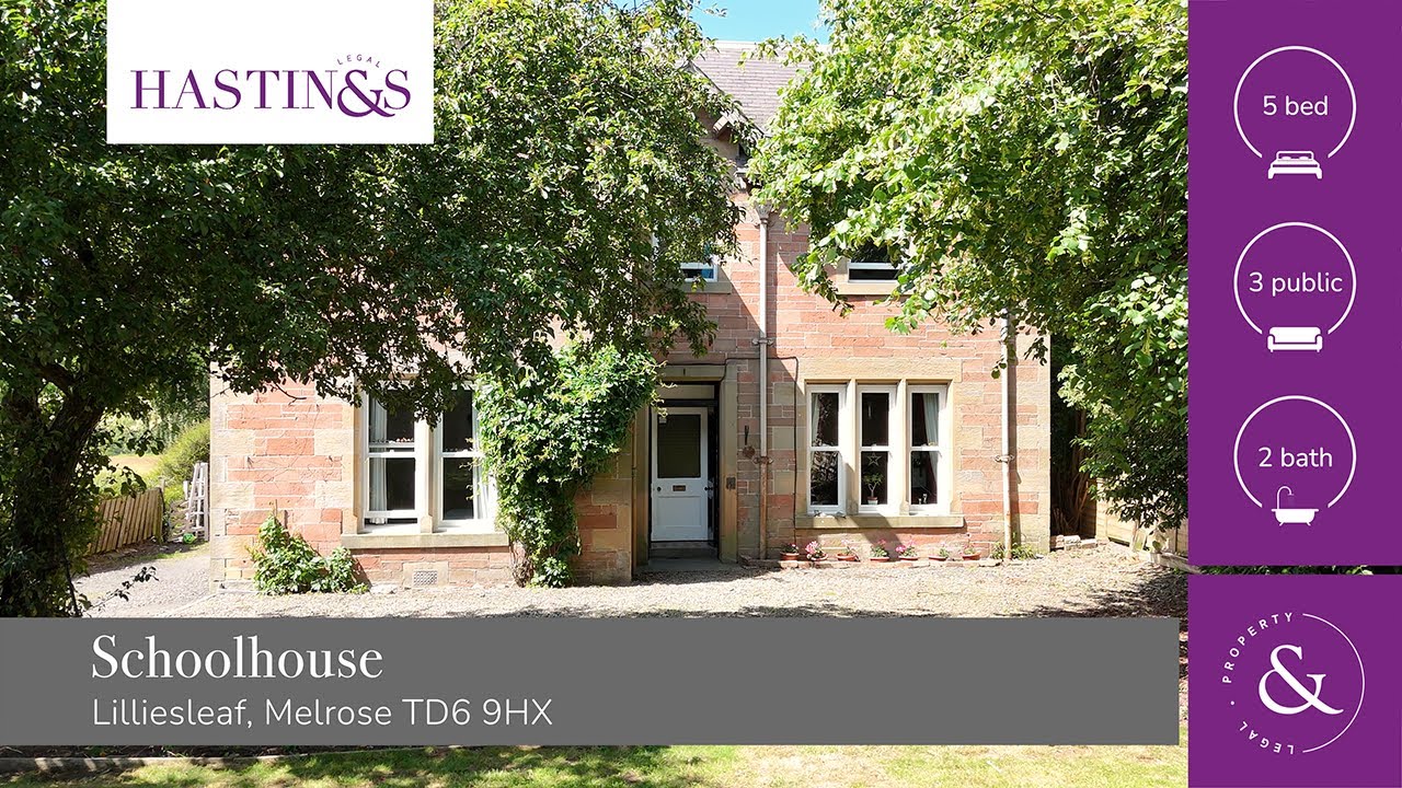 Schoolhouse, Lilliesleaf, Melrose TD6 9HX - Video Tour - YouTube