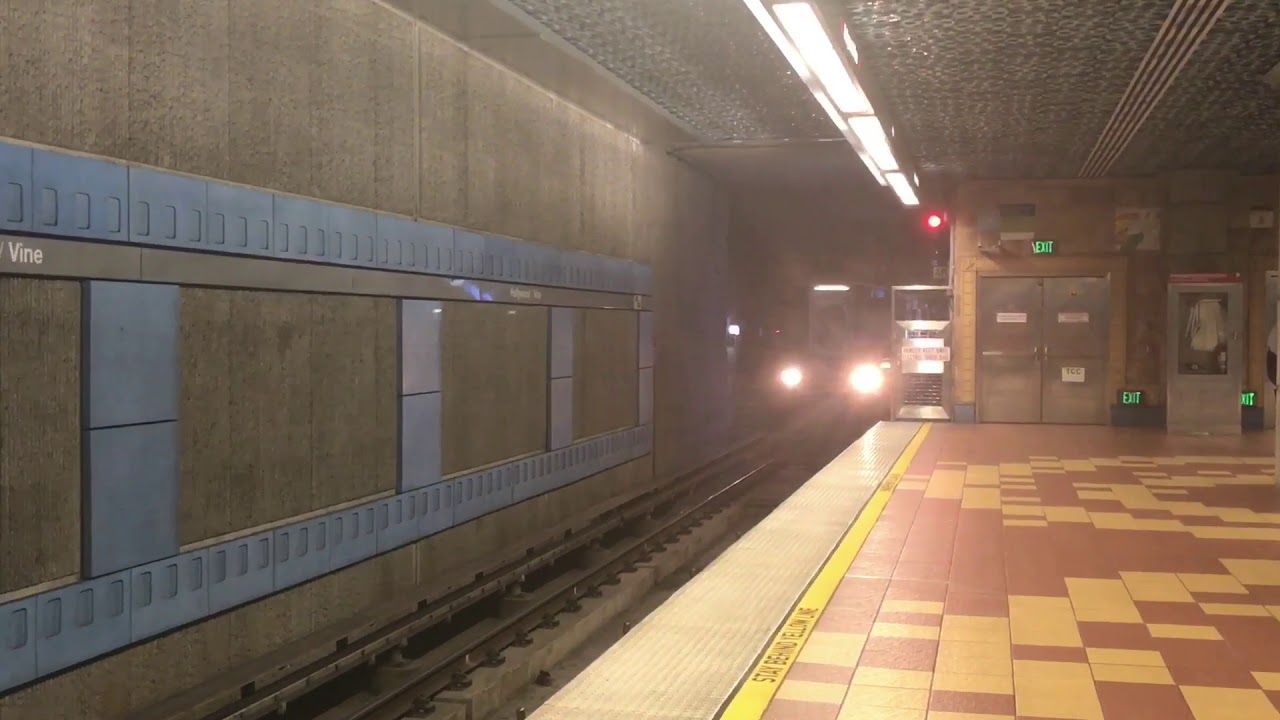 (LACMTA) 1996 AnsaldoBreda A650 Rail cars in Metro Red Line service to ...