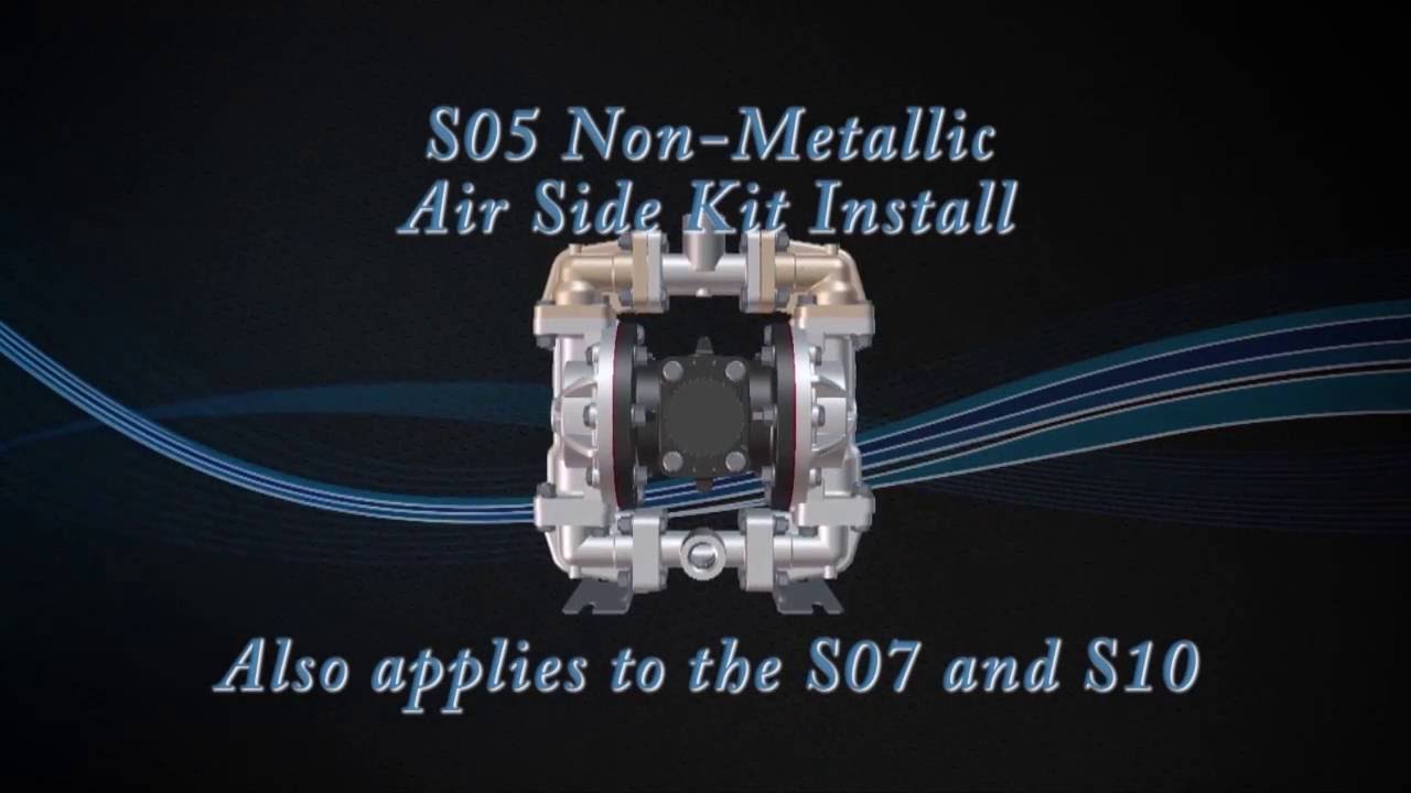 S05, S07 & S10 Non-metallic AODD Pumps Air End Kit Installation - YouTube