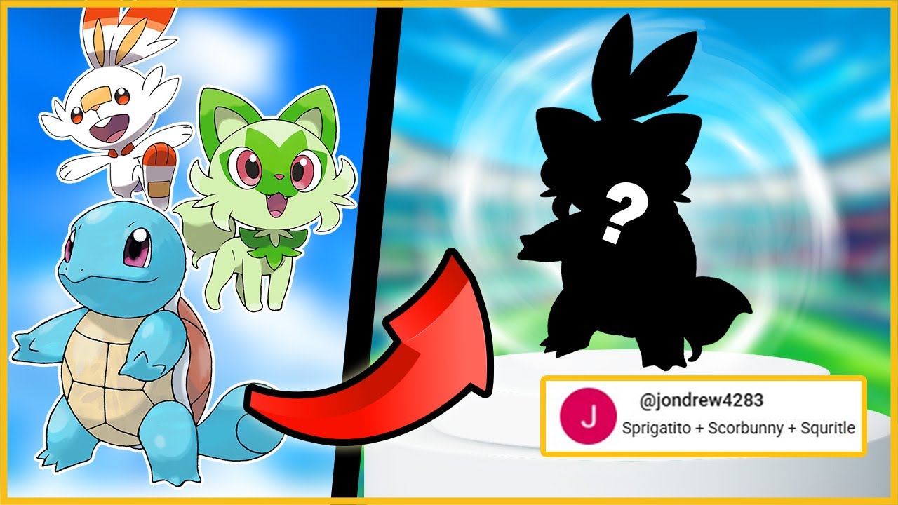 Fan Requests #545 | Squirtle + Scorbunny + Sprigatito | pokemon ...