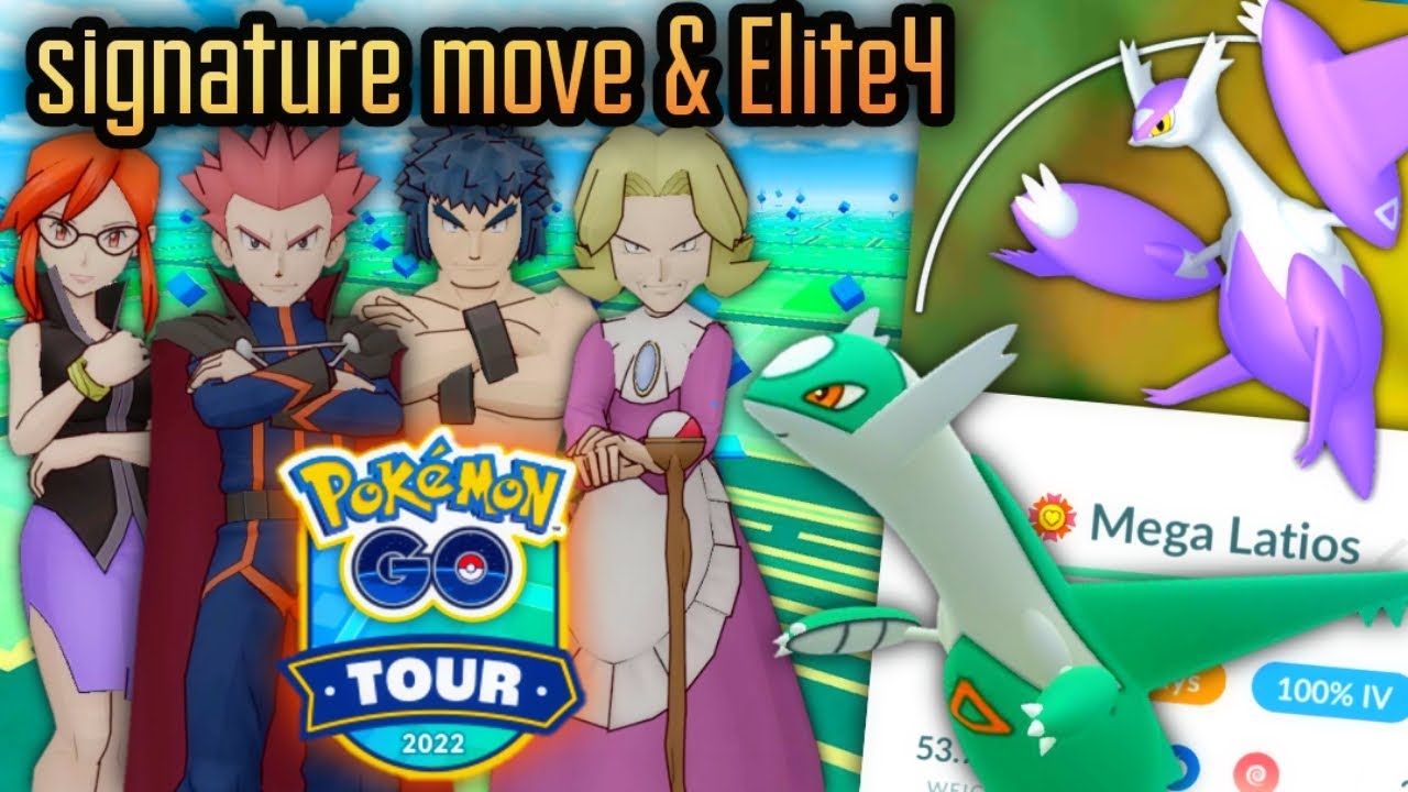 Latios signature move Luster Purge & Elite 4 news for Pokemon GO ...