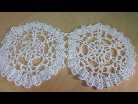 Crochet hexàgono en encaje de bruja con Ruby Stedman - YouTube