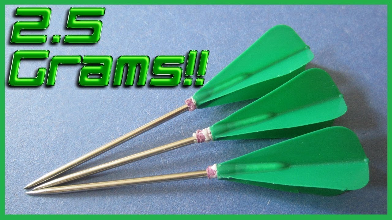 2.5 Gram Darts? - World's Lightest Darts!! - YouTube