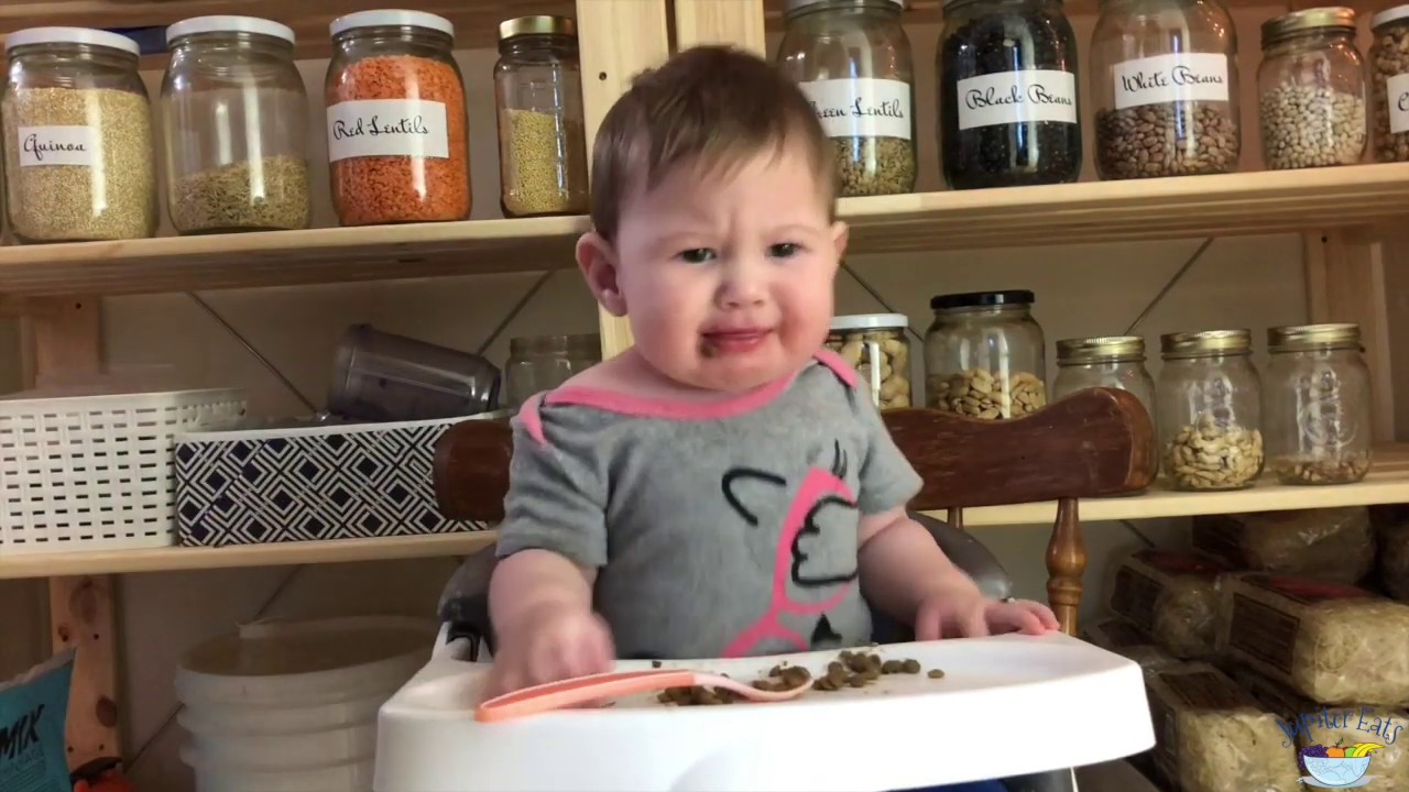 Baby Jupiter Eats LENTILS For The First Time! (NOT A FAN! 🤣) - YouTube