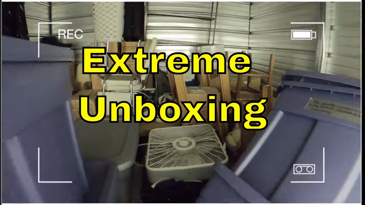 Extreme Unboxing Storage Units.. Unboxing 60 Year Old Unopened boxes ...