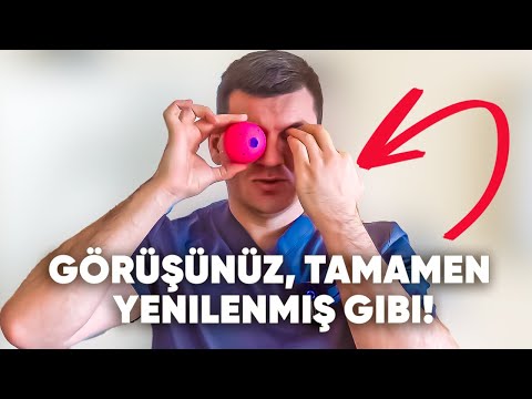 Bunu sadece bir kez yaptım, gözlerim düzelmeye başladı! Mucizevi göz masajı!