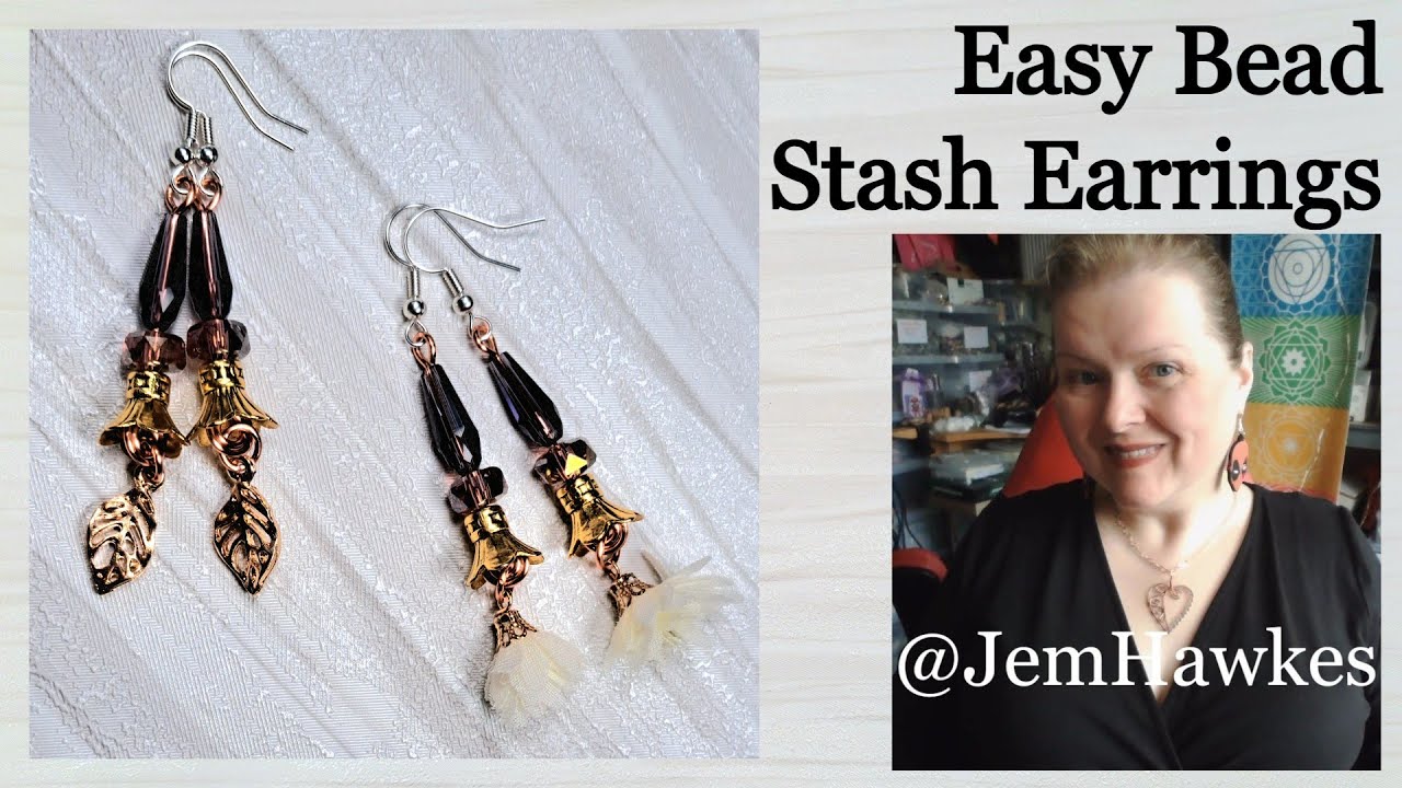 Bead Stash Earrings Wire Project | Making Wire Jewellery | Create ...