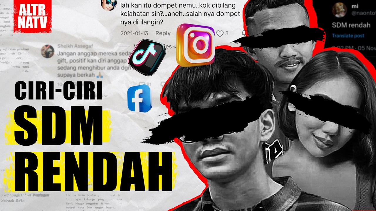 Membahas Sedikit dari Persoalan SDM Rendah - YouTube