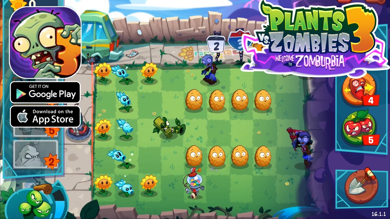 Plants VS Zombies 3 Gameplay walkthrough ( Android, iOS ) - YouTube