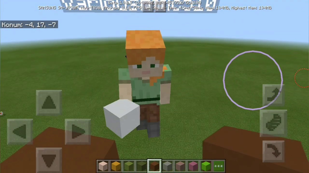 Minecraft Alex Karakteri Heykel Yapımı - YouTube