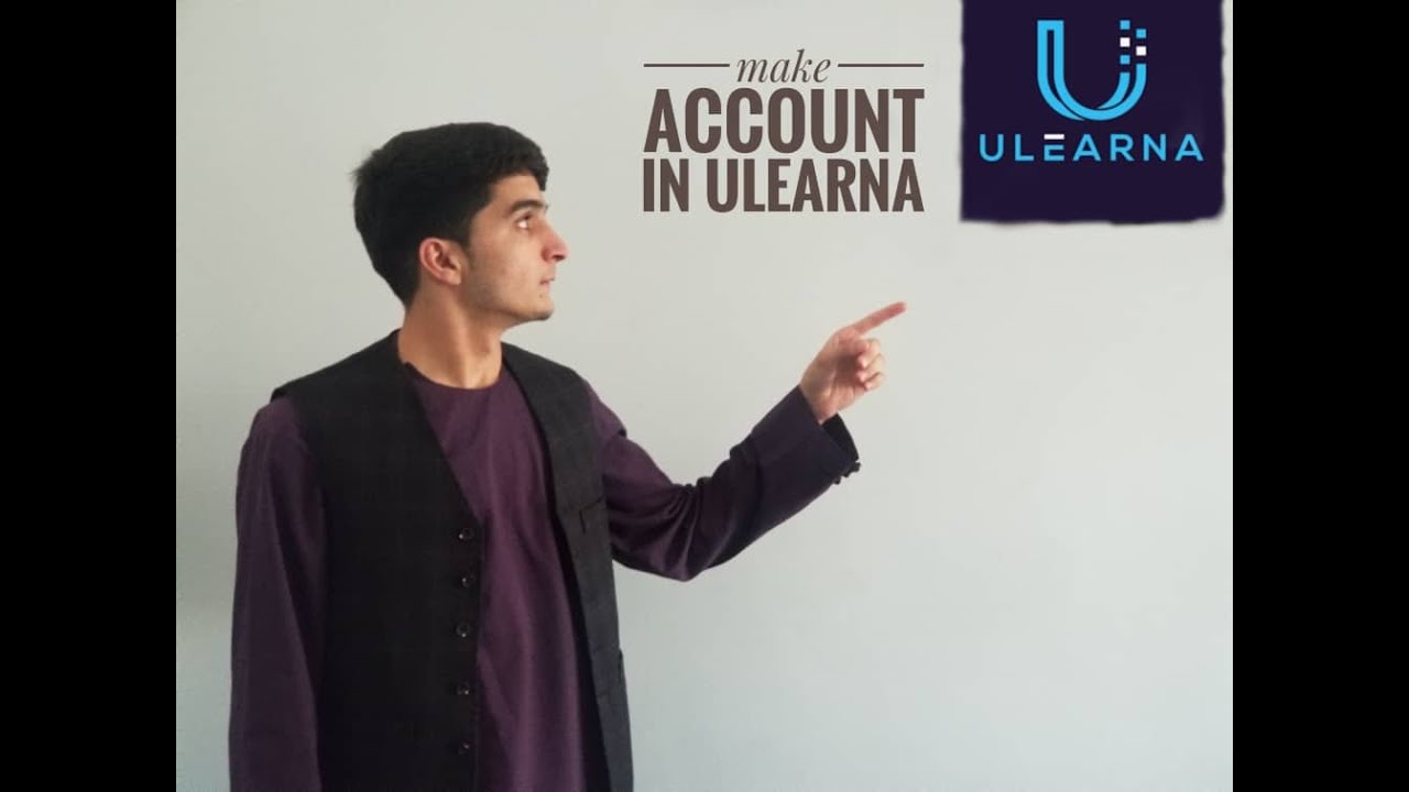 How to make account in Ulearna website - YouTube