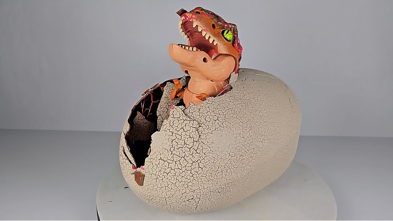 Realistic Hatching Dinosaur Eggs