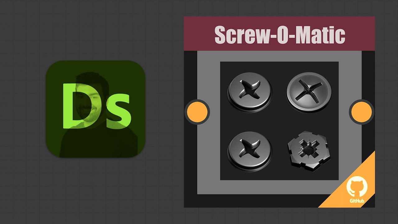Bolts and Screws Generator | Substance 3D Designer Custom Nodes - YouTube