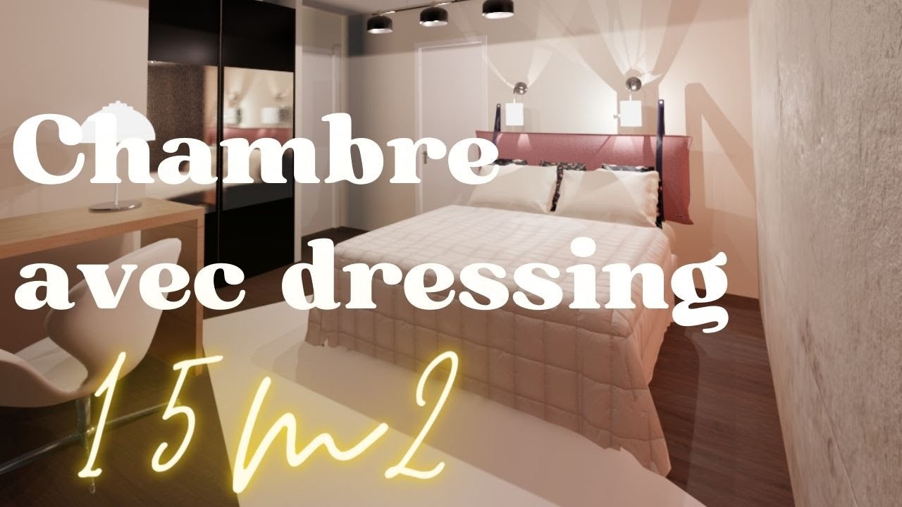Une chambre de 15m2 avec dressing - YouTube