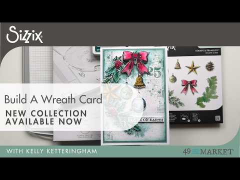 Create a Festive Wreath with the Sizzix Stamp & Spin Tool | 49 & Market Tutorial