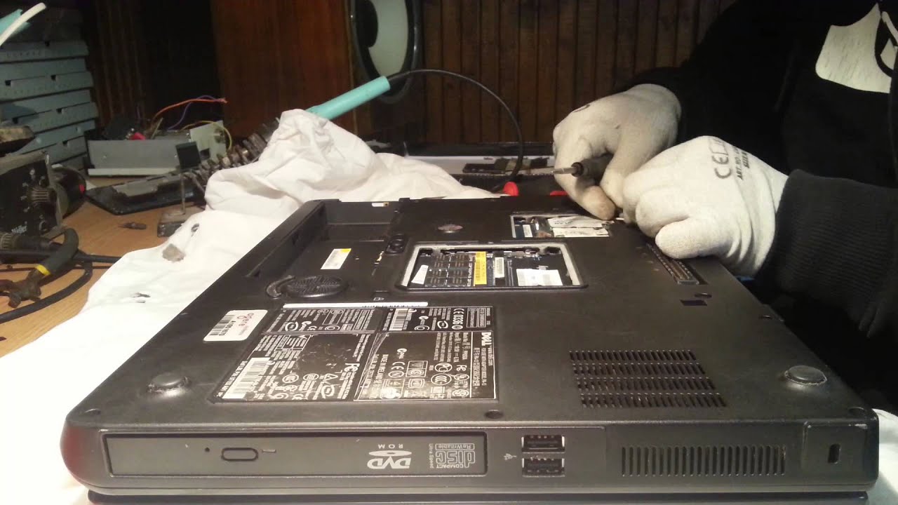 Dell Precision M90 cleaning - YouTube